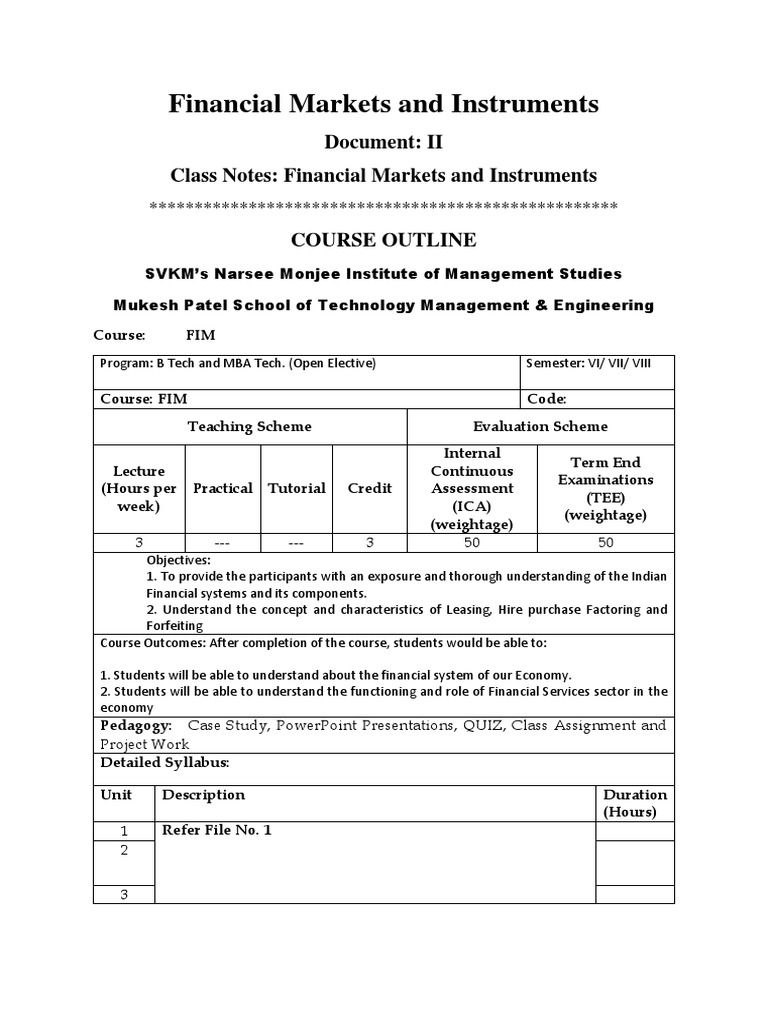 Financial Institutions and Management | PDF | Bonds (Finance) | Capital ...