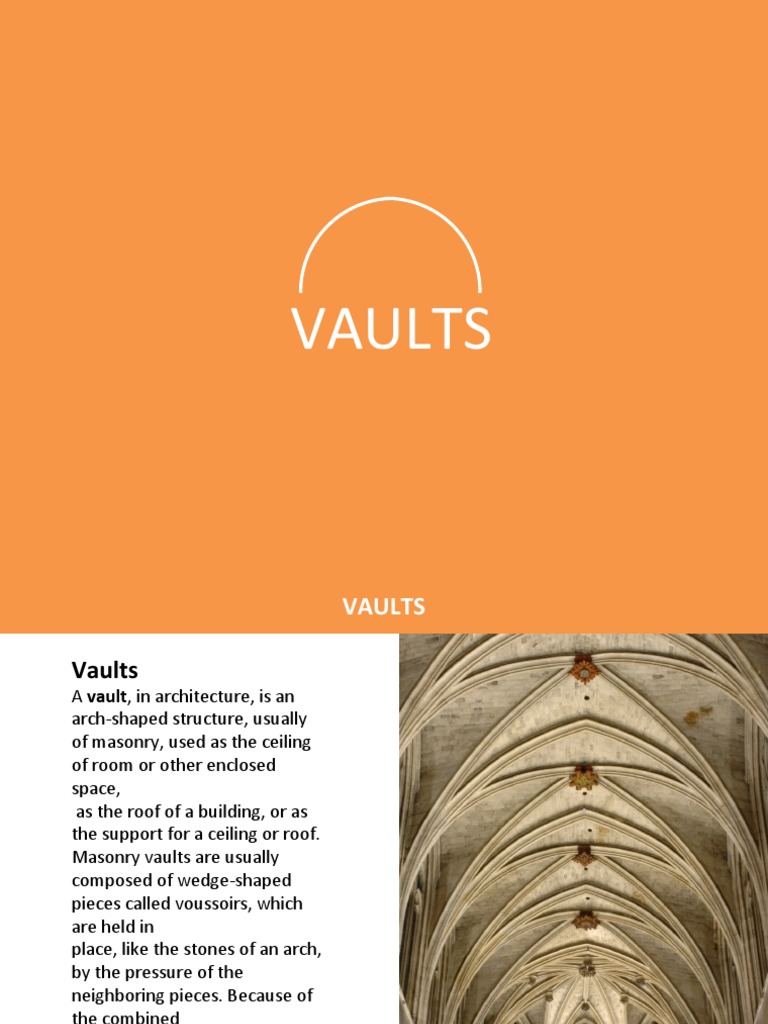 Vaults | PDF | Vault (Architecture) | Building Technology