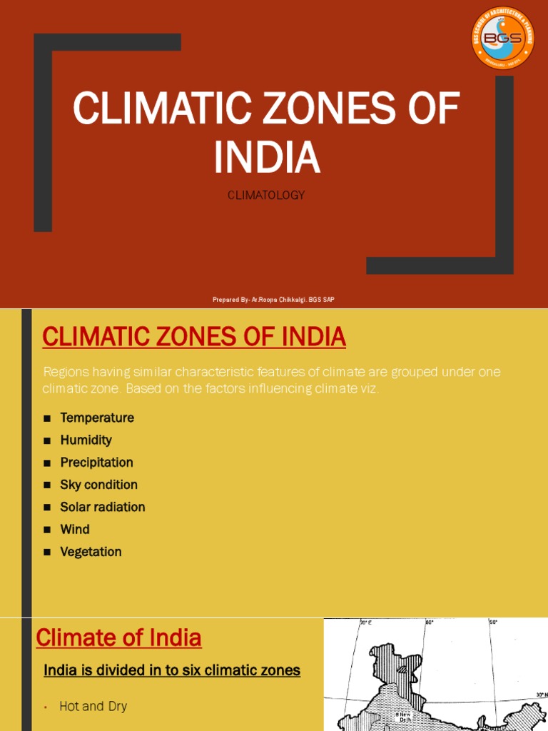 Climatic Zones of India-Hot and Dry | PDF | Building Insulation | Climate