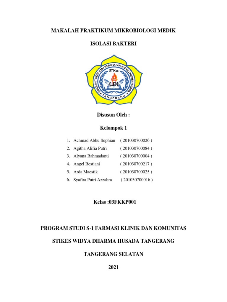 Pengertian dan Metode Isolasi Bakteri | PDF