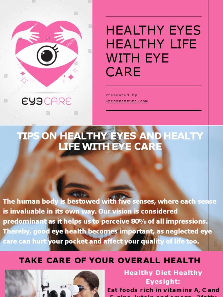 Eye Care Tips for Healthy Vision | PDF | Ultraviolet | Sunglasses