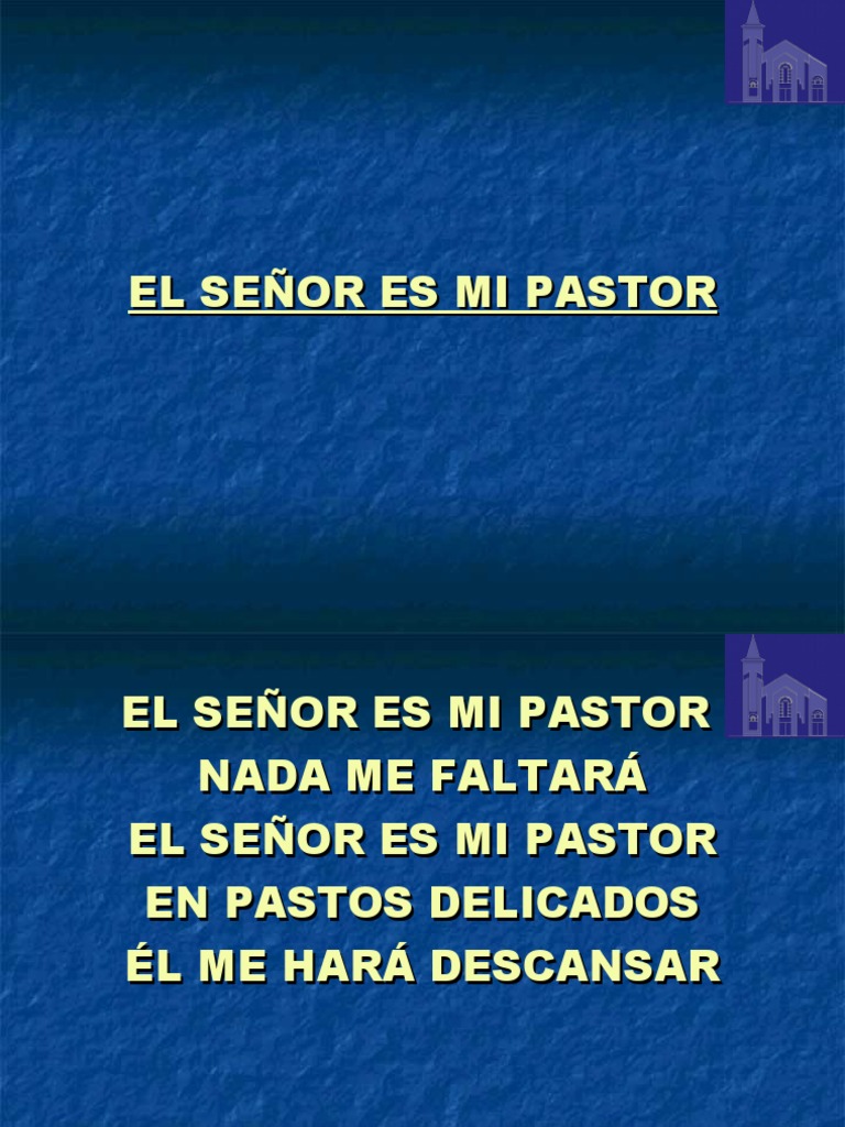 00el Señor Es Mi Pastor | PDF