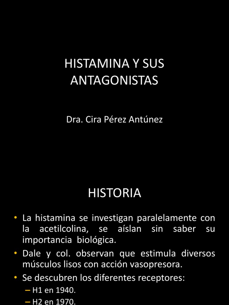 Histamina, Bradicinina y Sus Antagonistas | PDF | Medicina CLINICA | Drogas