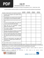 Teste AQ-10 para Adultos com Autismo | PDF
