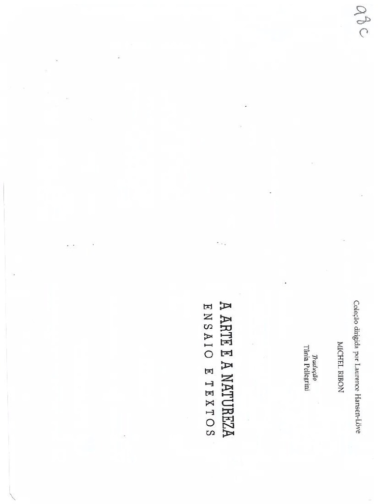 Michel Ribon Arte e Natureza | PDF