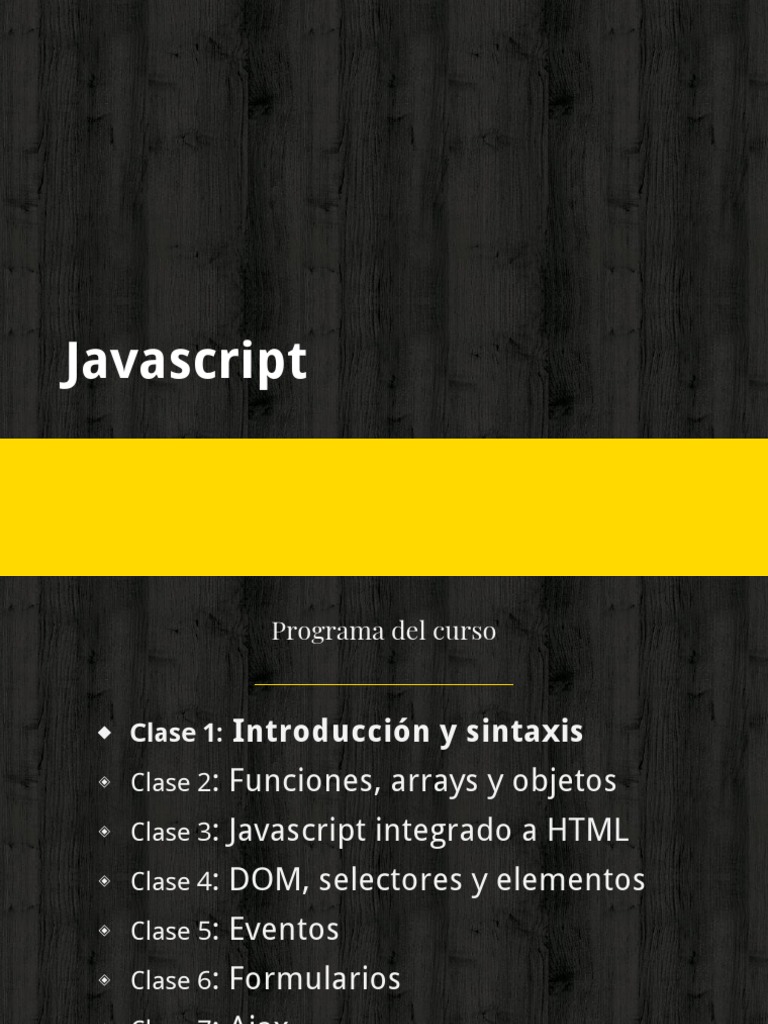 Javascript | PDF | Script Java | Paradigmas de programación