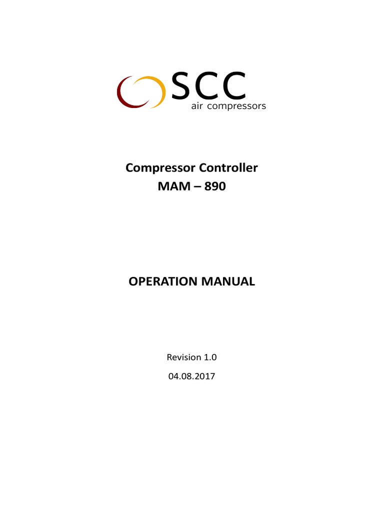 User Manual MAM 890 - V01 | PDF | Electric Motor | Menu (Computing)
