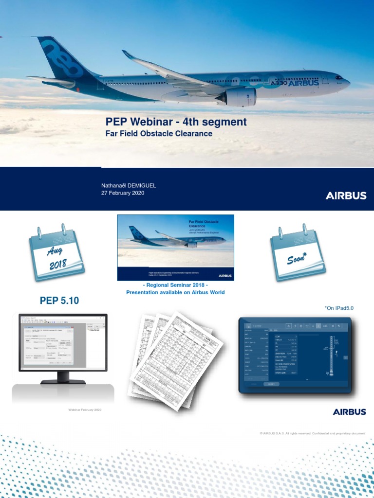 PEP Webinar - 4th Segment: Far Field Obstacle Clearance | PDF | Aviation
