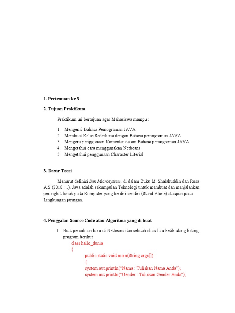 Pertemuan 3 | PDF | Komputer