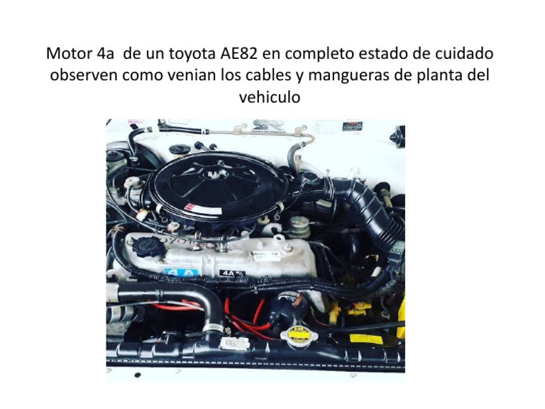 Motor 4a de Un Toyota AE82 | PDF