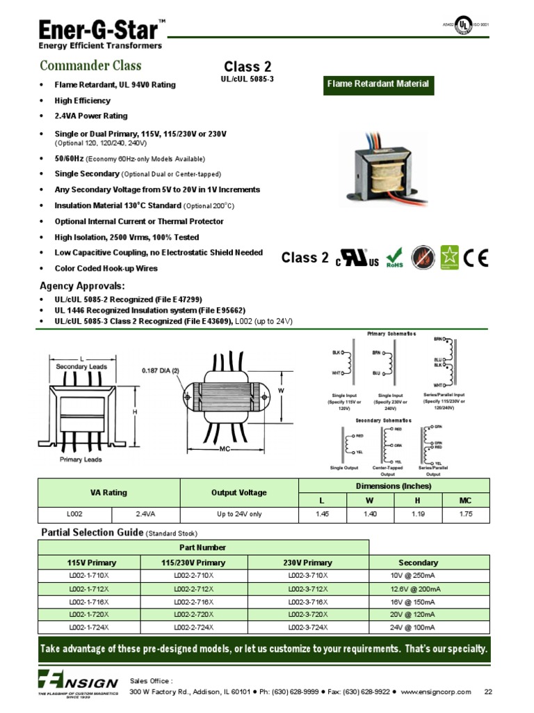 L002 Datasheet | PDF | Mains Electricity | Electricity