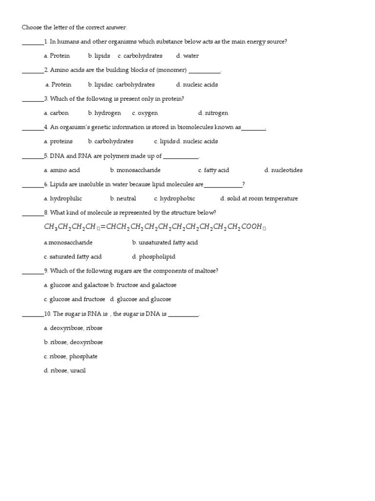 CH CH CH CH CHCH CH CH CH CH CH CH CH CH Cooh | PDF | Science & Mathematics