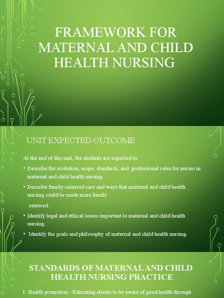 Framework For Maternal and Child Health Nursing | PDF | Pregnancy ...