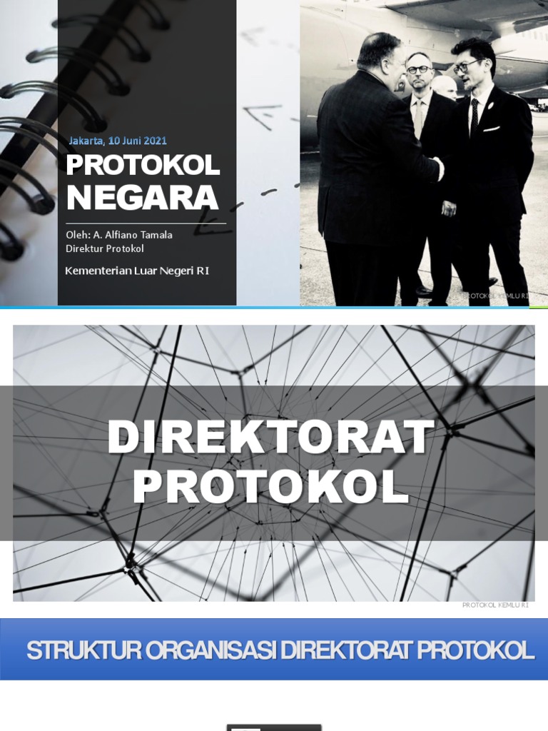 Paparan Direktur Protokol Terkait Protokol Negara - Kemenpupr - 10 Juni ...
