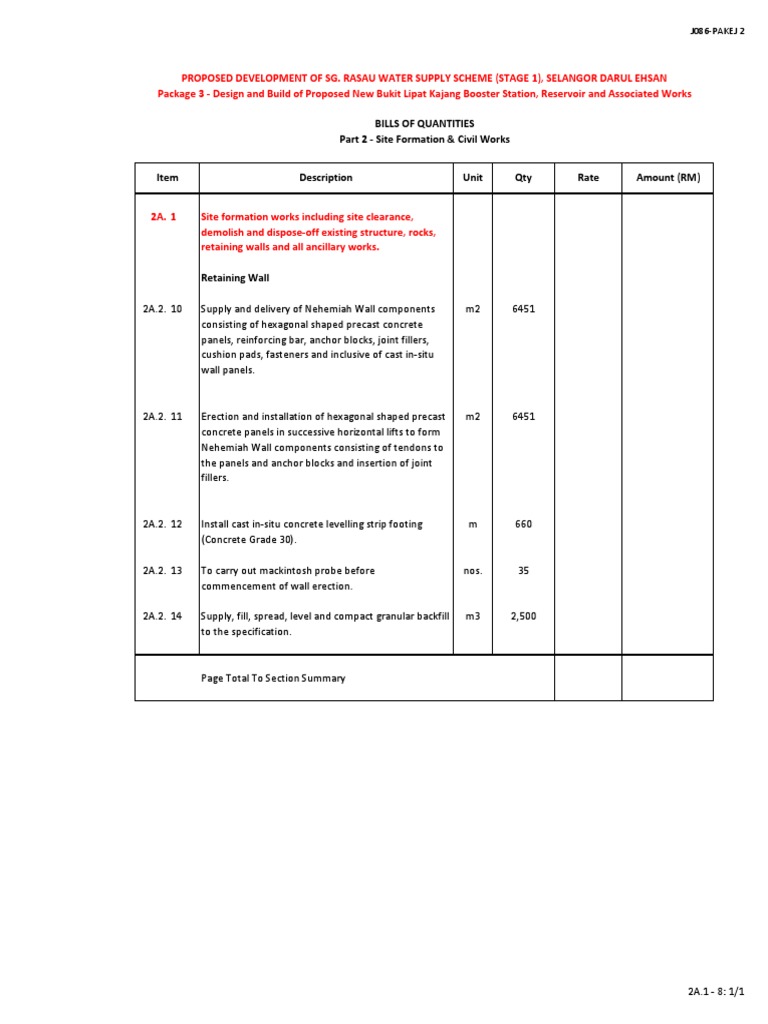 Addendum BQ - RE Wall | PDF
