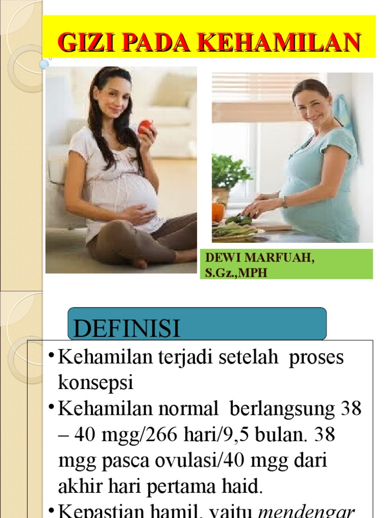 Gizi Bumil Dan Busui | PDF | Kesehatan Holistik