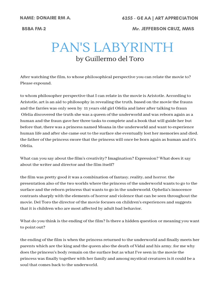 Pan's Labyrinth | PDF