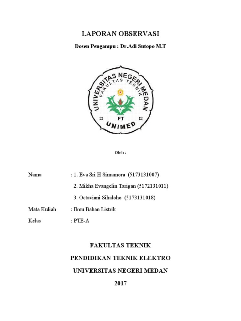 Laporan Observasi | PDF