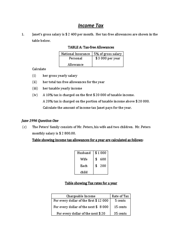 Income Tax Class Notes | PDF | Income Tax | Taxes