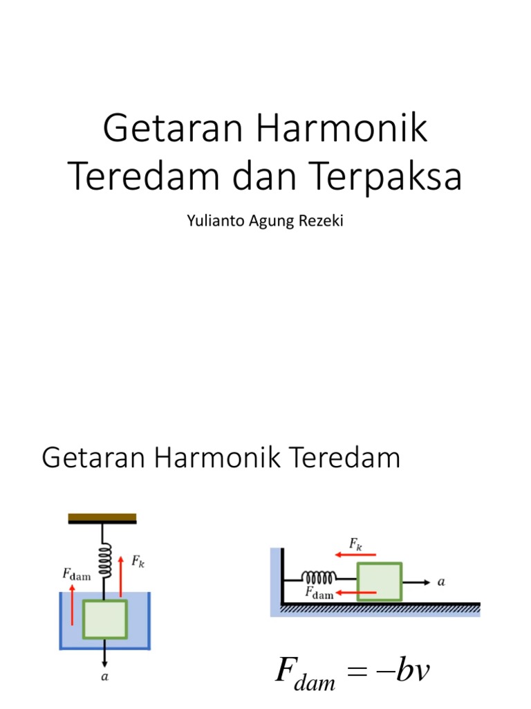 Getaran Harmonik Teredam Dan Terpaksa | PDF