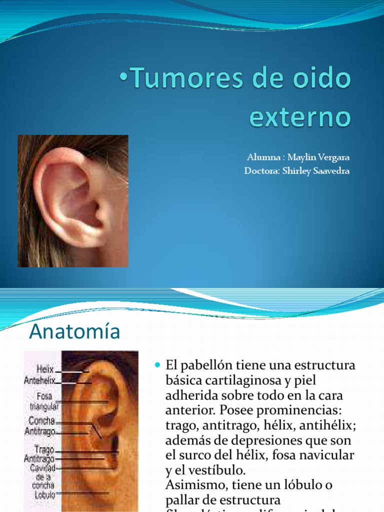 Tumores de Oido Externo | PDF | Cáncer | Piel