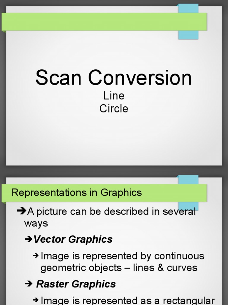 02.ScanConversion MCA | PDF | Computer Graphics | Ellipse