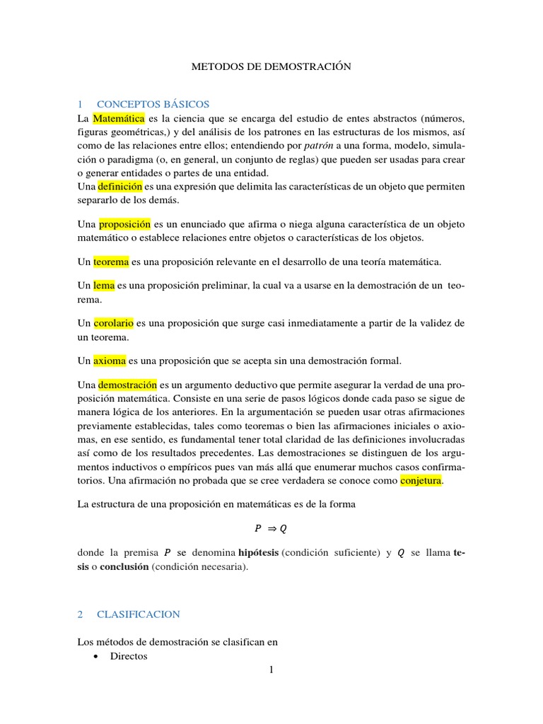 Semana 4 Metodos de Demostracion | PDF | Prueba matemática | Proposición