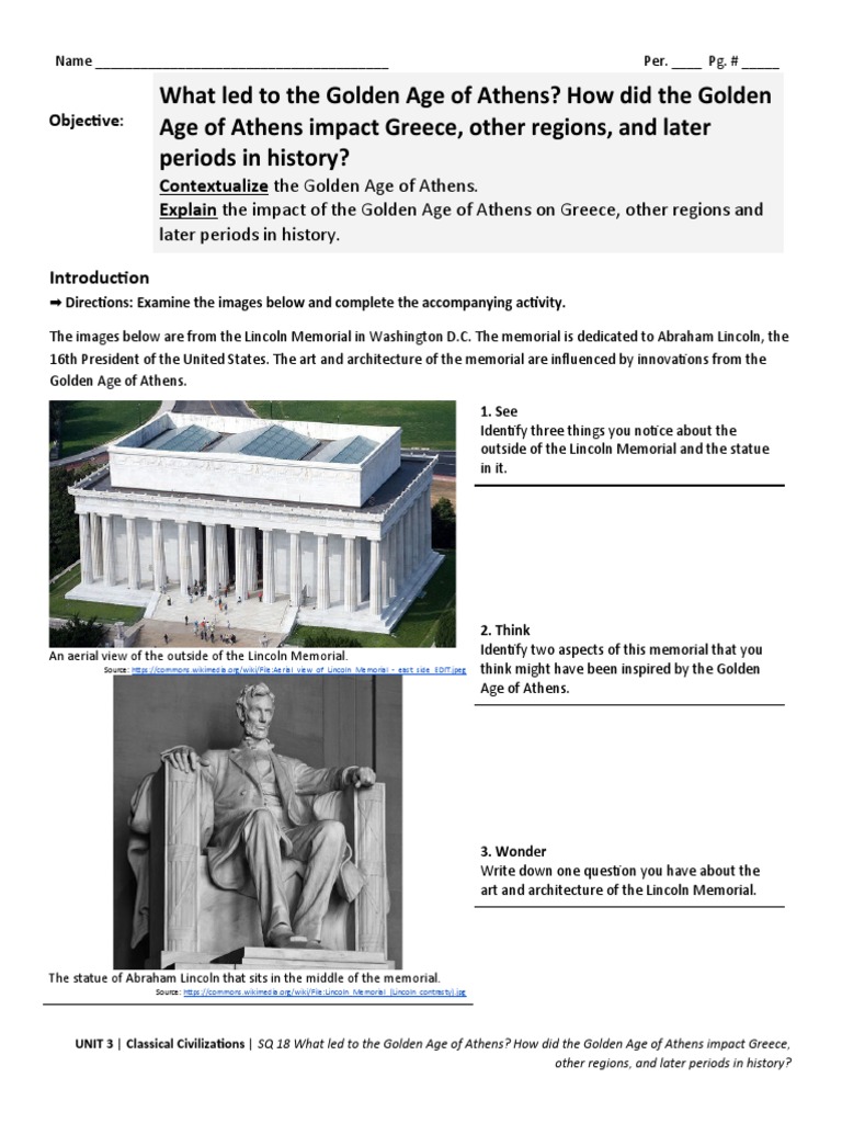 What Led To The Golden Age of Athens | PDF | Ancient Greece | Herodotus