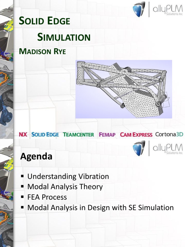 Understanding Vibration Analysis Through Finite Element Modal Simulation Pdf Normal Mode