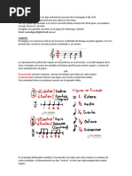 Pulso Acento Ritmo Compas | PDF | Tempo | Ritmo