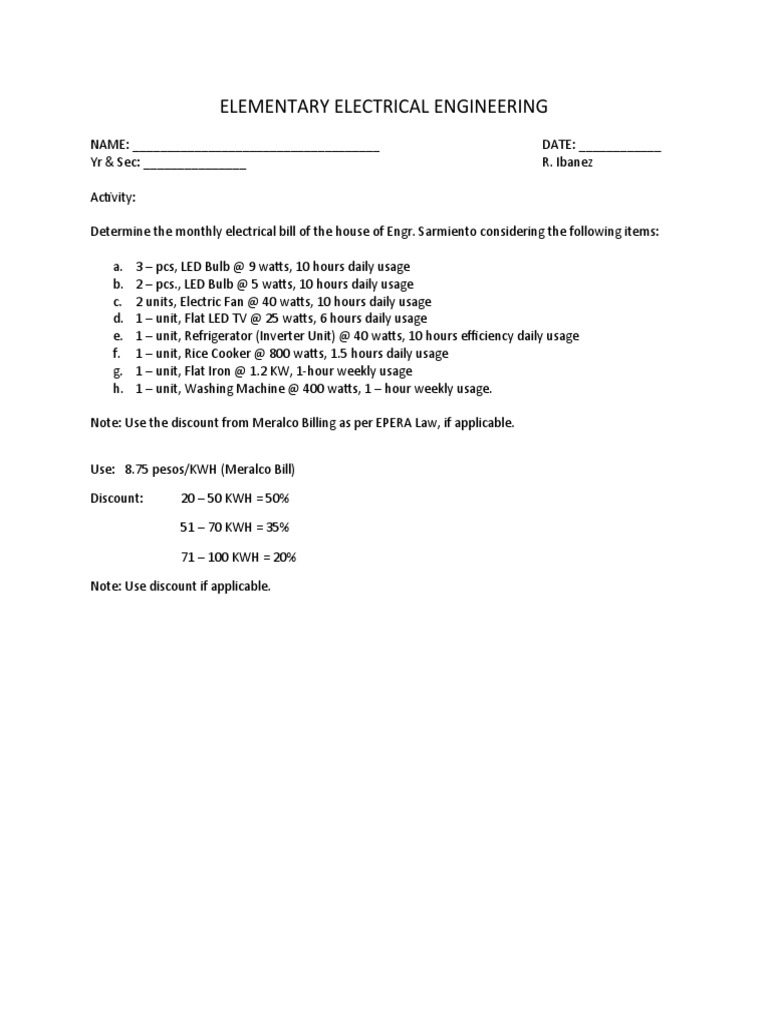 Elementary Electrical Engineerin1 | PDF | Science & Mathematics