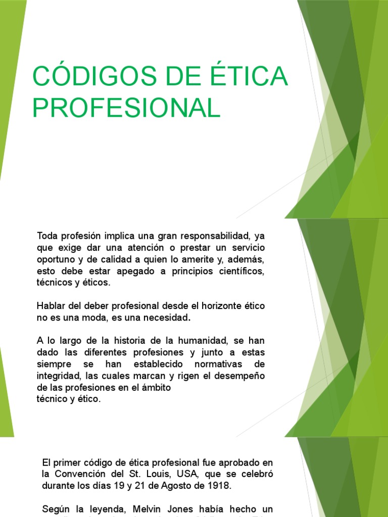 Códigos de Ética Profesional | PDF | Contador | Objetividad (filosofía)