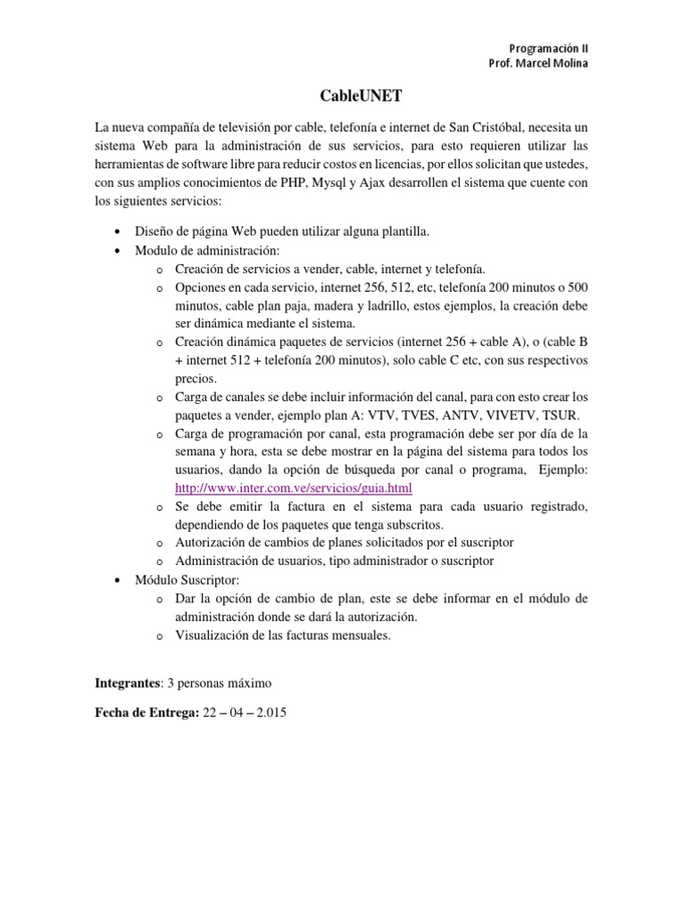 Proyecto PHP Mysql | PDF