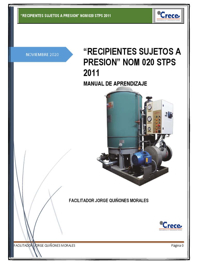 Curso Recipientes Sujetos A Presion | PDF | Metrología | Presión
