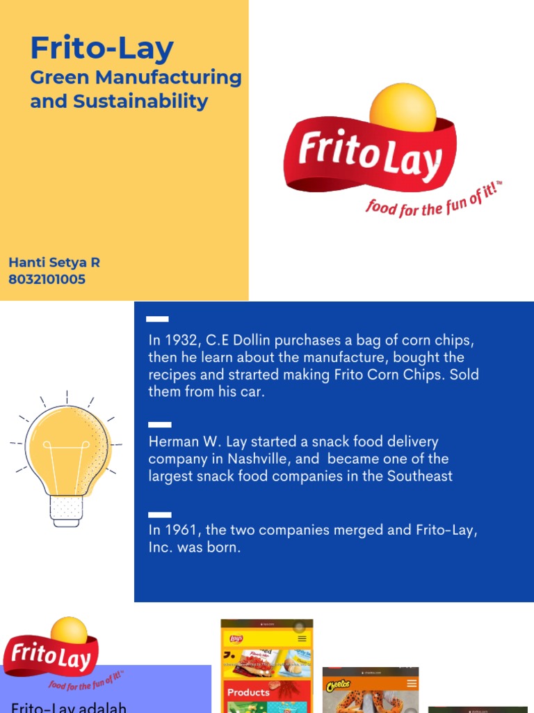 Frito-Lay Green Manufacturing and Sustainability Compared to Nestle | PDF