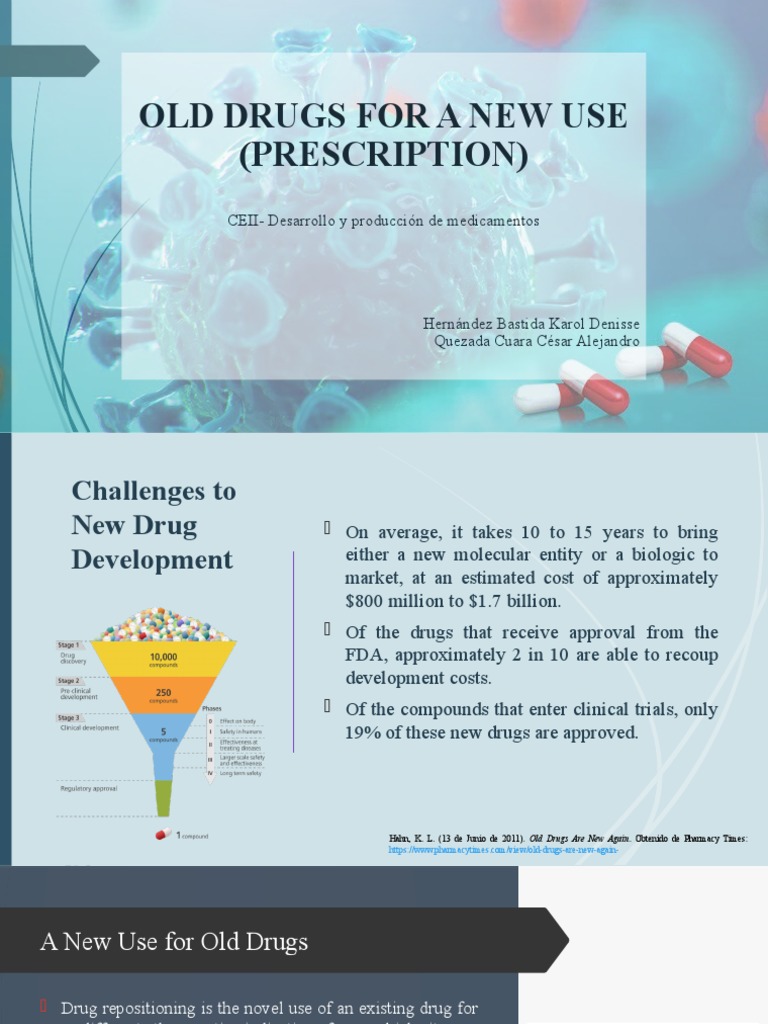 Old Drugs For A New Use (Prescription) | PDF | Pharmacy | Prescription ...
