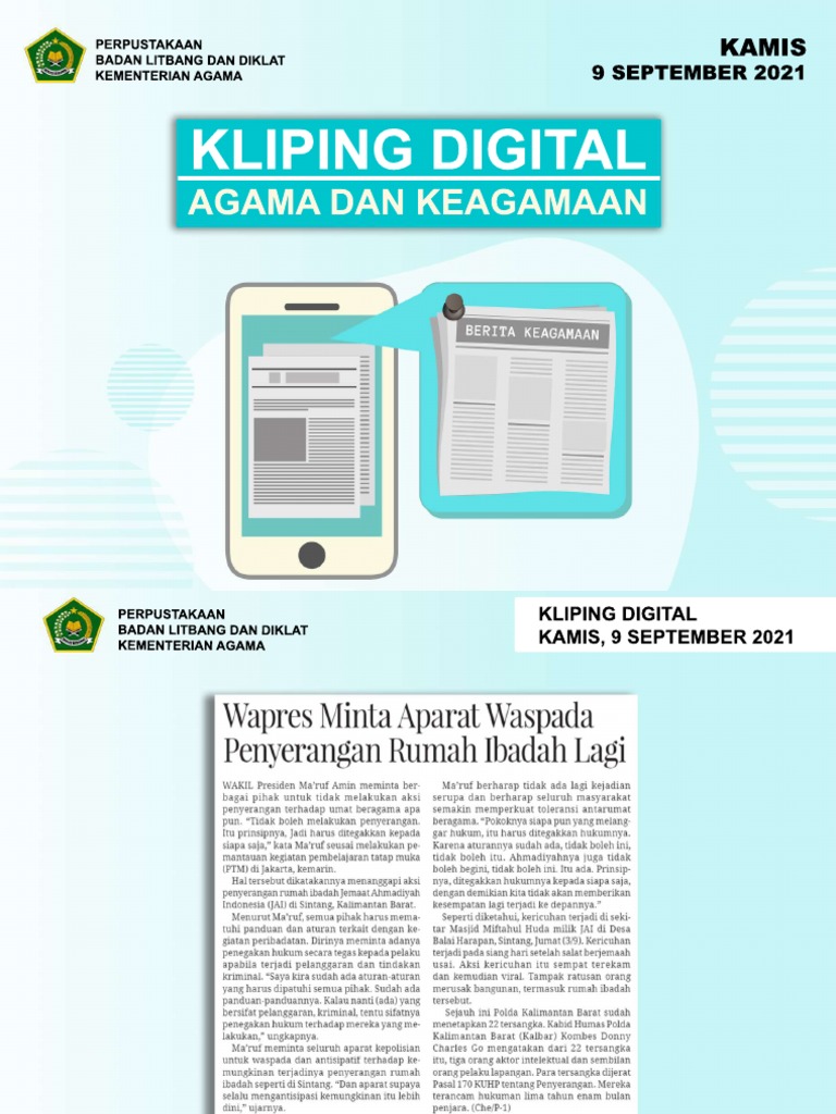 Kliping Digital 9 September 2021 | PDF