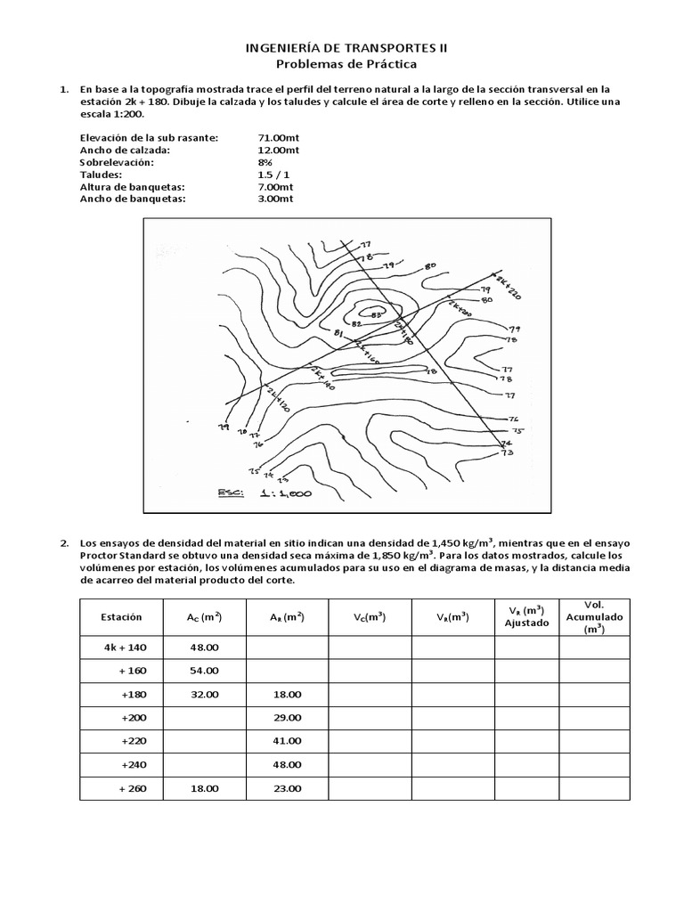 Problemas de Practica ITII - Modulo I | PDF | Ciencia y matemáticas