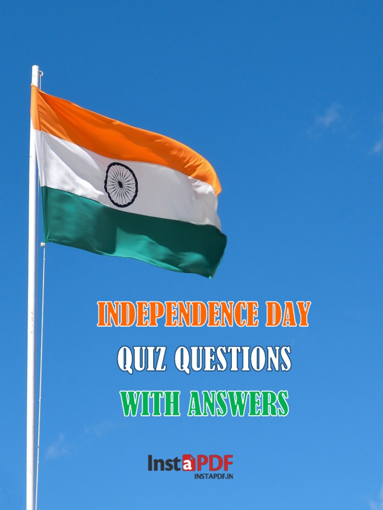 InstaPDF - in Independence Day Quiz Question Answer 324 | PDF ...