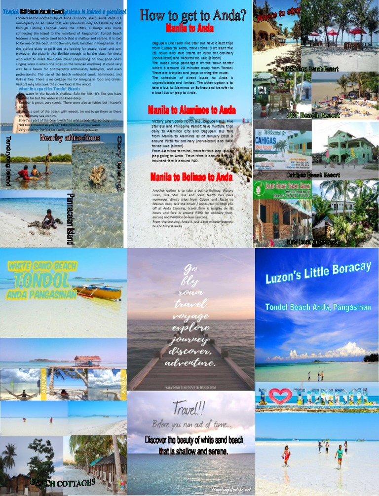 What To Expect in Tondol Beach | PDF | Transport | Public Transport