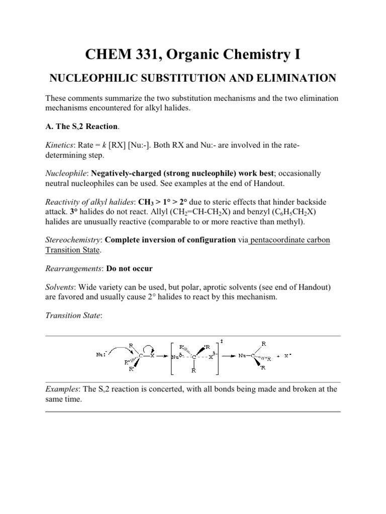 Chem 331 | PDF | Chemical Reactions | Alkene