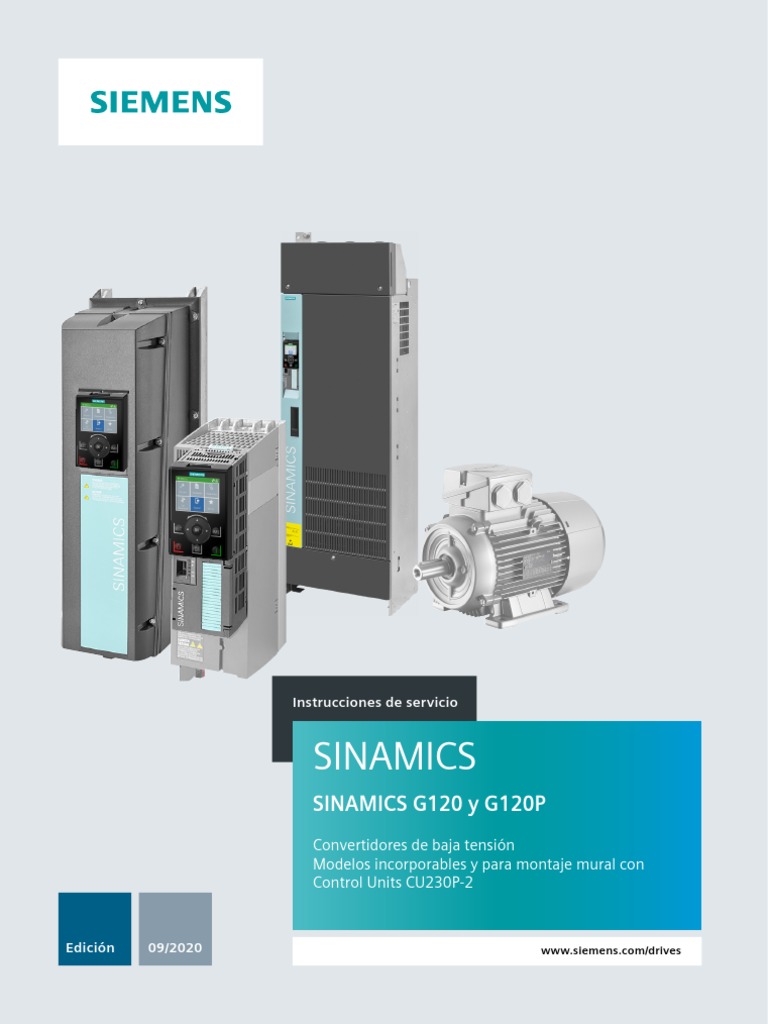 Sinamics g120 | PDF | Ingenieria Eléctrica | Ingeniería Informática