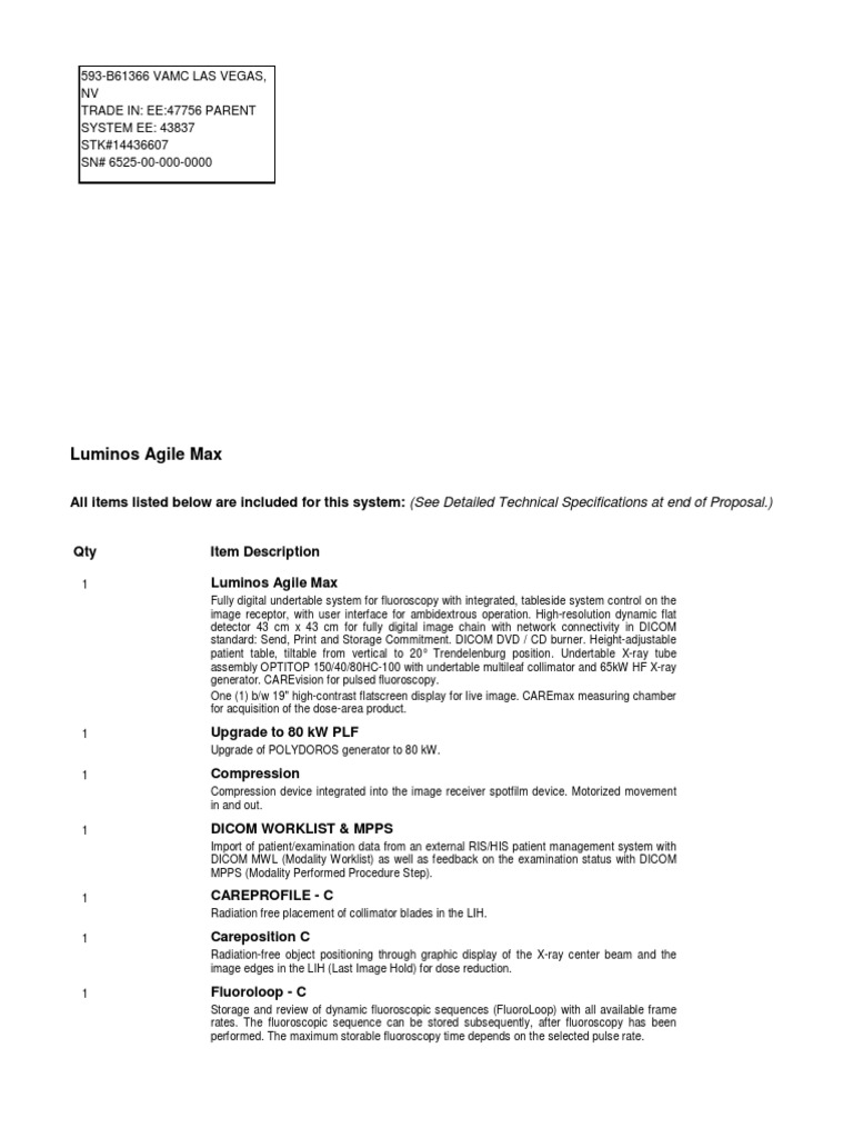 Luminos Agile Max | PDF | Radiography | Virtual Private Network