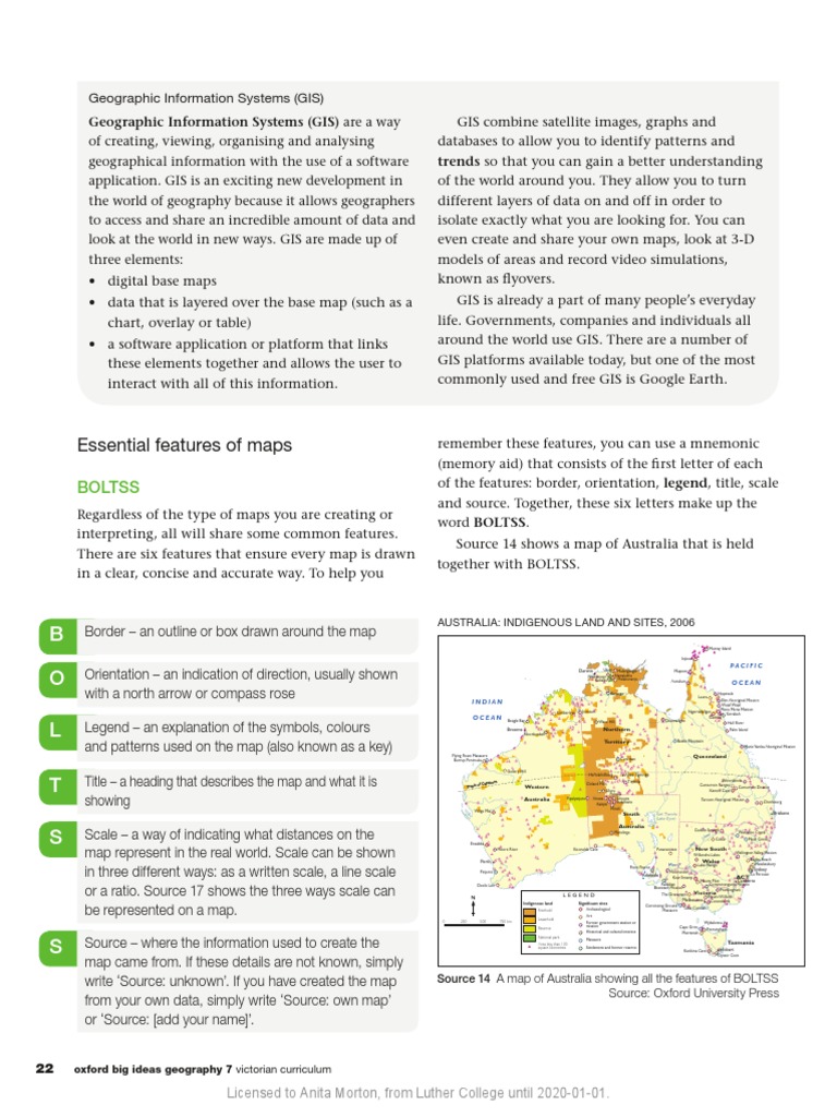 BOLTSS Explanation Oxford | PDF | Geographic Information System ...