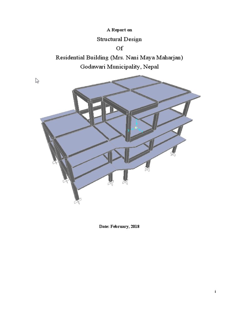 1.structure Report - HOme | Download Free PDF | Beam (Structure) | Masonry