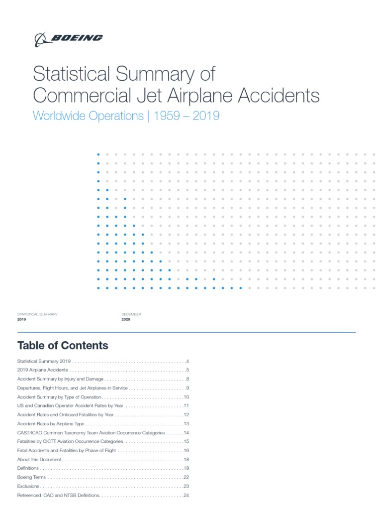 Statistical Summary of Commercial Jet Airplane Accidents: Worldwide ...