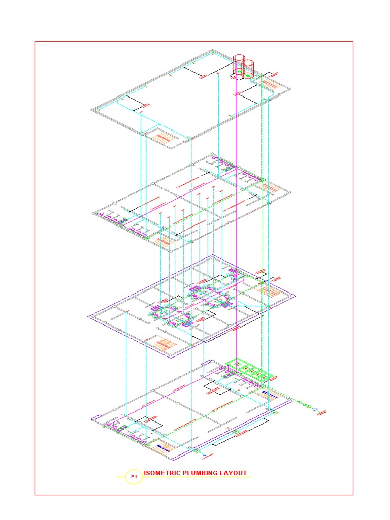 Isometric Plumbing Layout | PDF