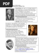 Famous Mathematician Project | PDF
