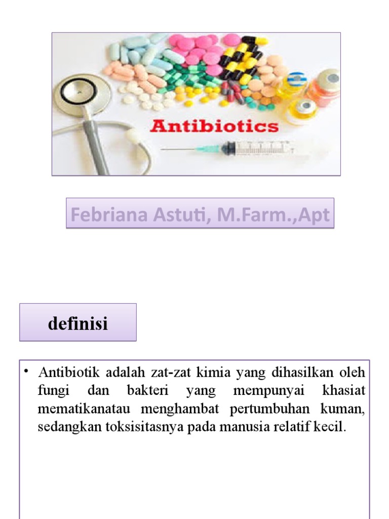 Antibiotika 1 | PDF