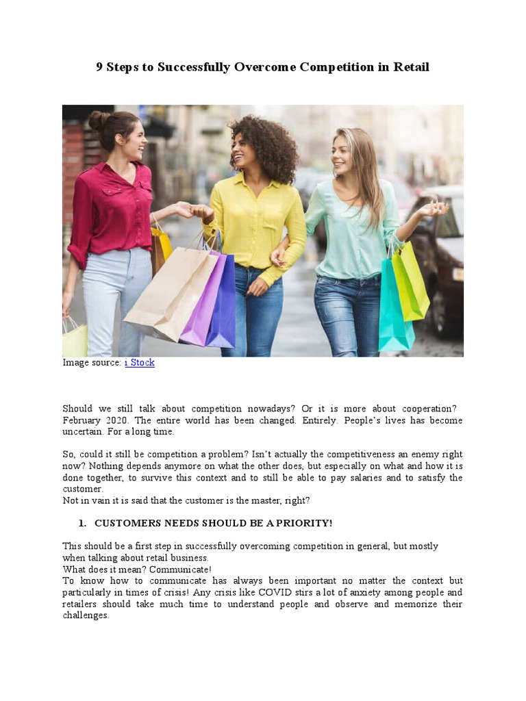 9 Steps To Overcome Competition in Retail Business | PDF | Retail | Pricing